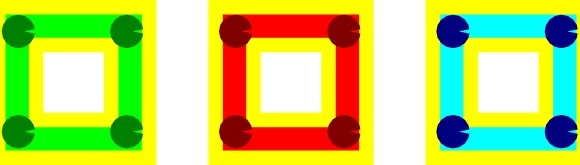 Three Block Icons Clip Art (SVG & ODG) (18.67 KB) - WooVector